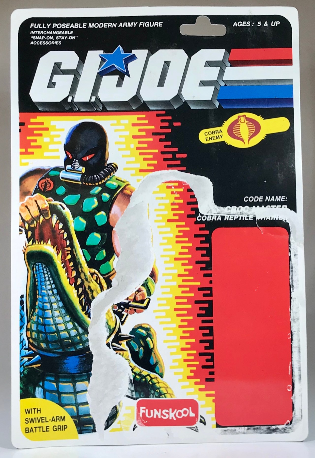 Russian Funskool GI Joe Croc Master – The Dragon Fortress