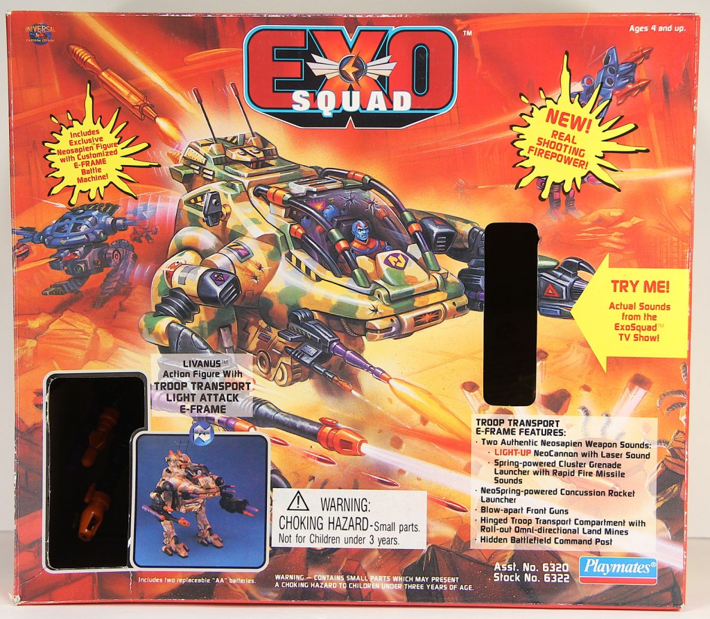 1994 Exosquad Livanus with Troop Transport E-Frame Review – The Dragon ...