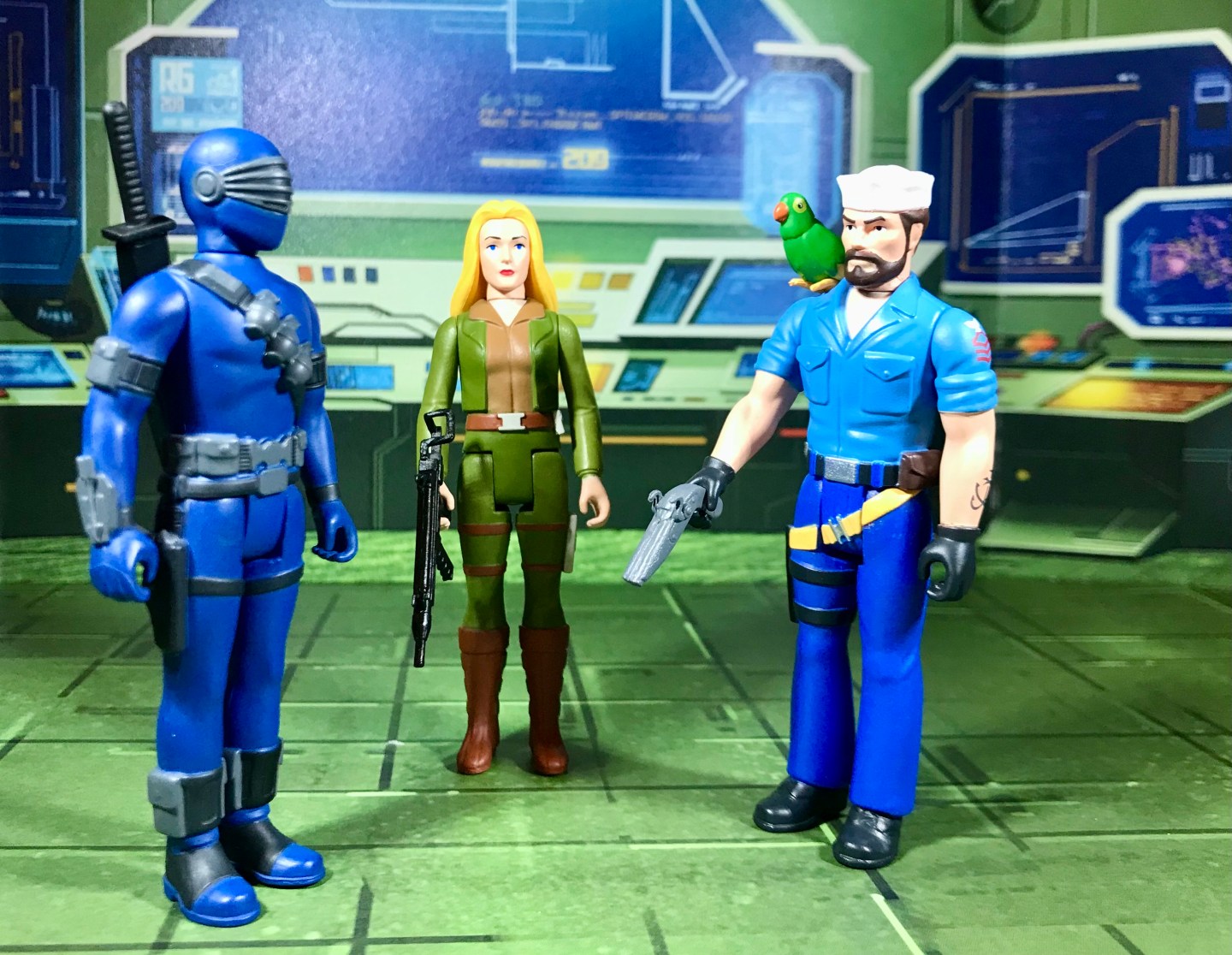 2022 Super7 GI Joe ReAction Snake Eyes, Shipwreck, Cover Girl, BATs ...